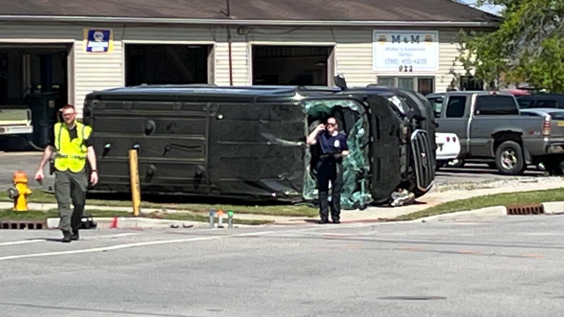 7 injured after jail transport van involved in Lebanon crash | wthr.com