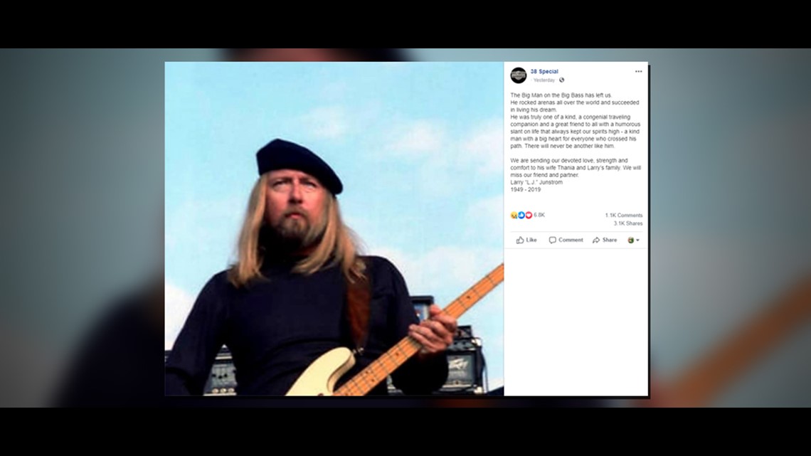 Larry Junstrom, founding member of Lynyrd Skynyrd, dead at 70 | wthr.com