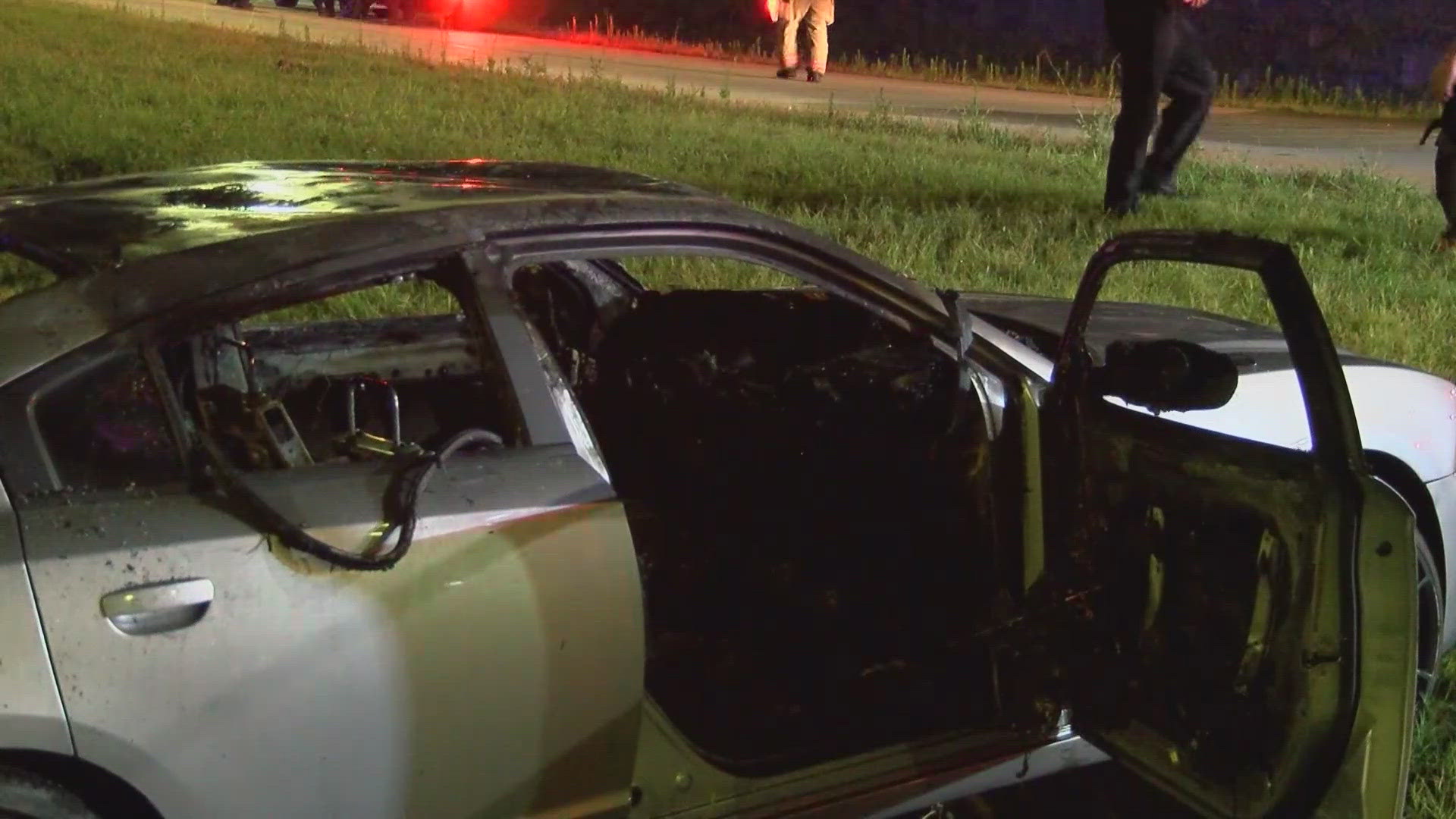 Fireworks go off inside of car burning 2 people in Evansville | wthr.com