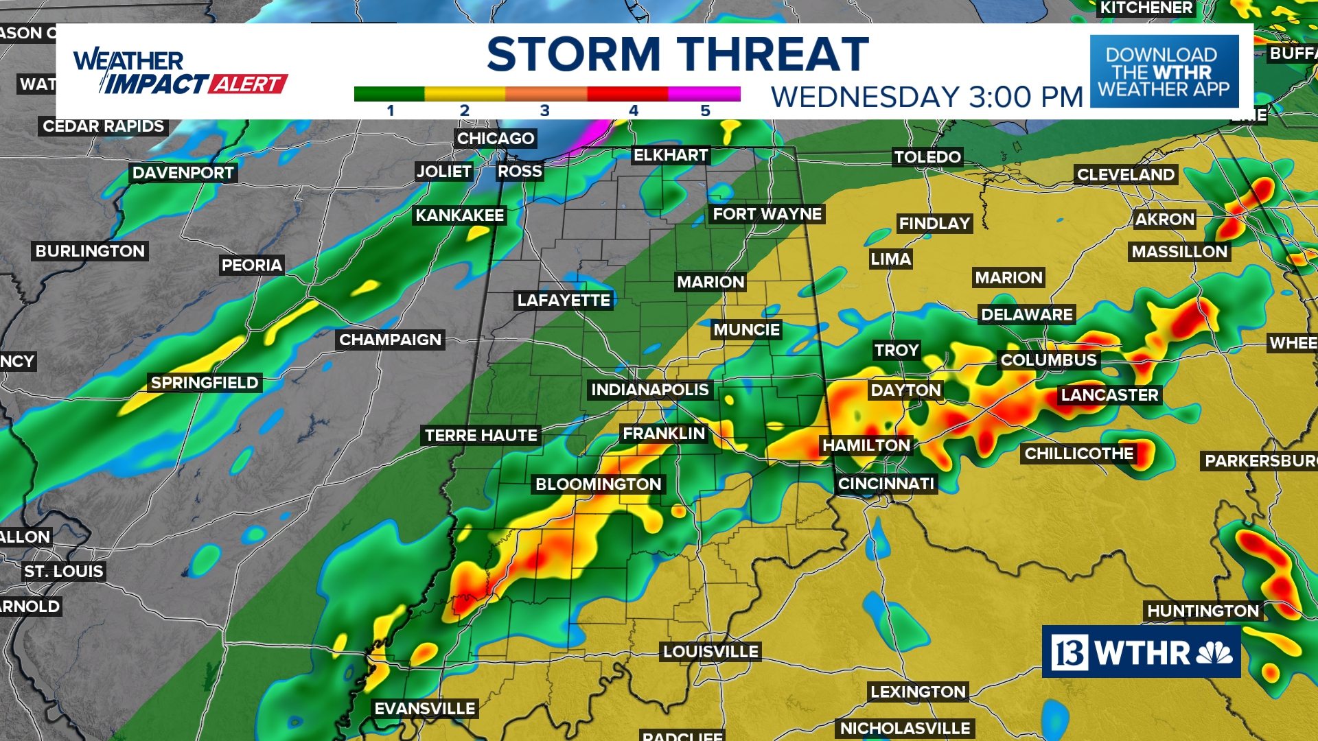 Severe storms over for now | Weather Impact Alert | wthr.com