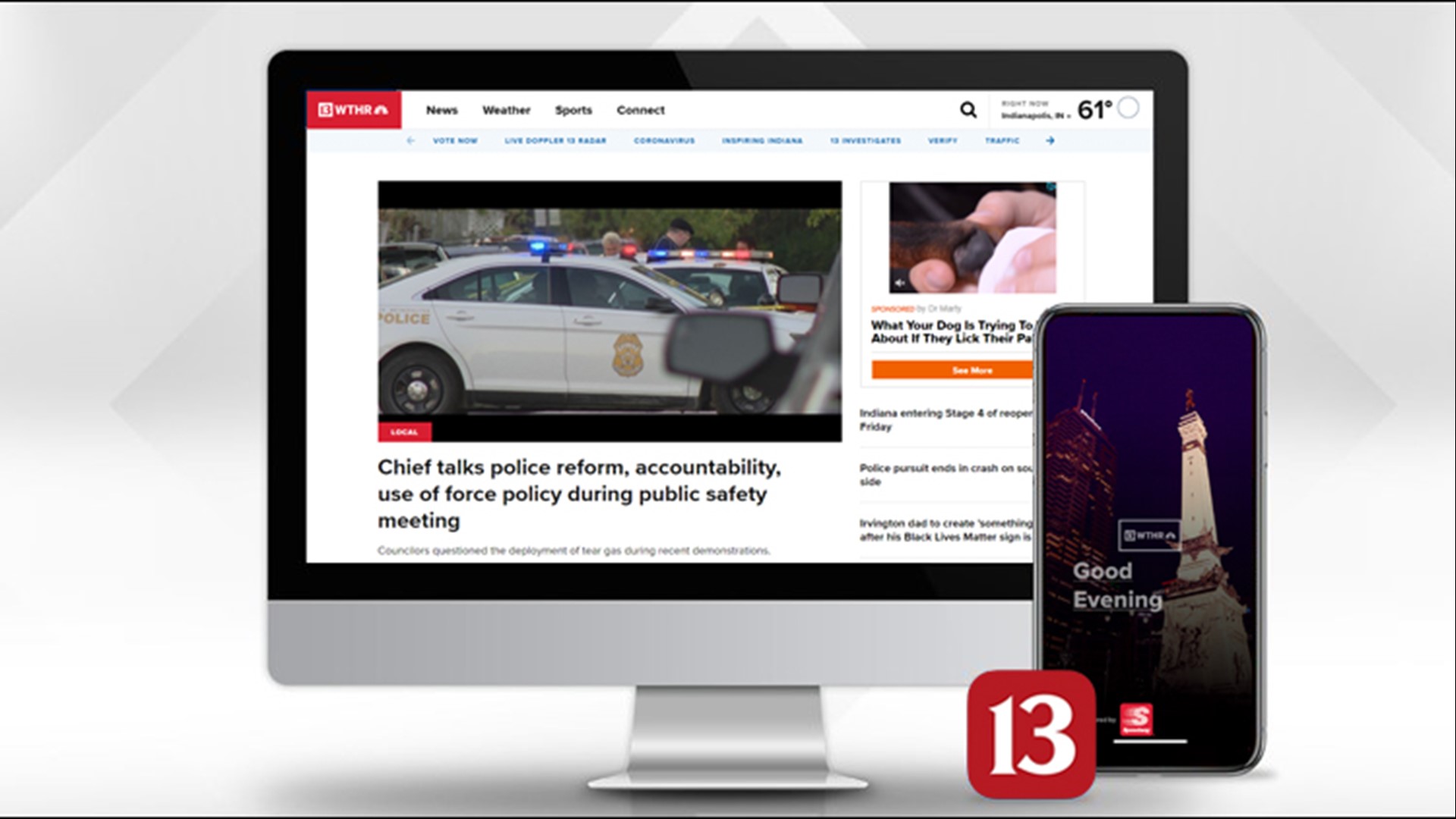WTHR launches new website & mobile app | wthr.com