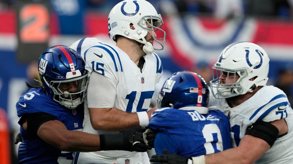 Indianapolis Colts out of NFL playoff race following 45-33 loss to ...
