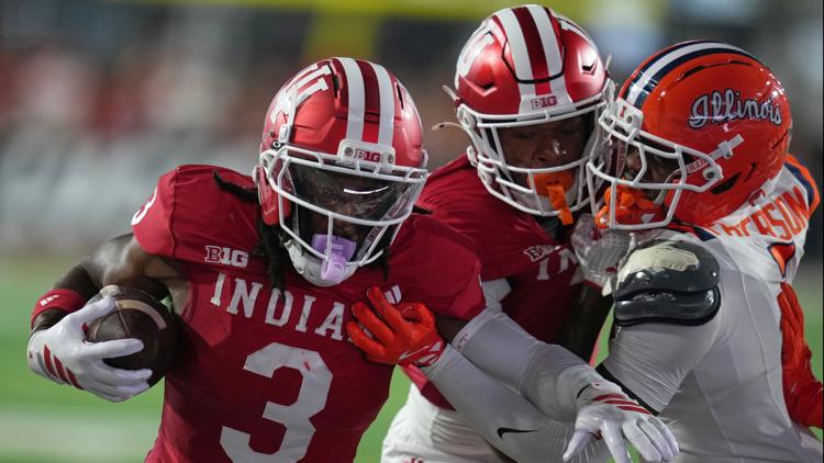 Indiana upsets Illinois 63-10 in Big Ten showdown | wthr.com