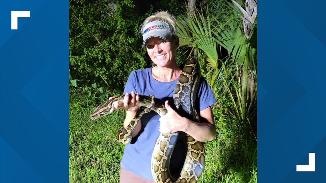 Indiana woman turns python hunting hobby into a career | wthr.com