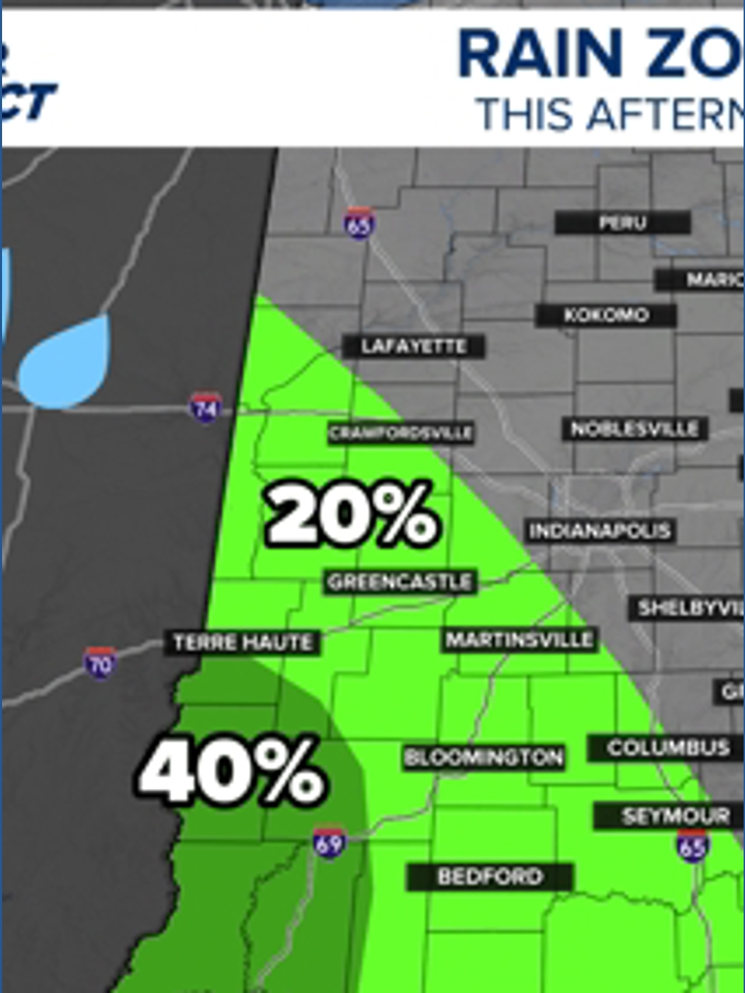 Tracking incoming rain showers across Indiana: rain zones | 13Weather ...