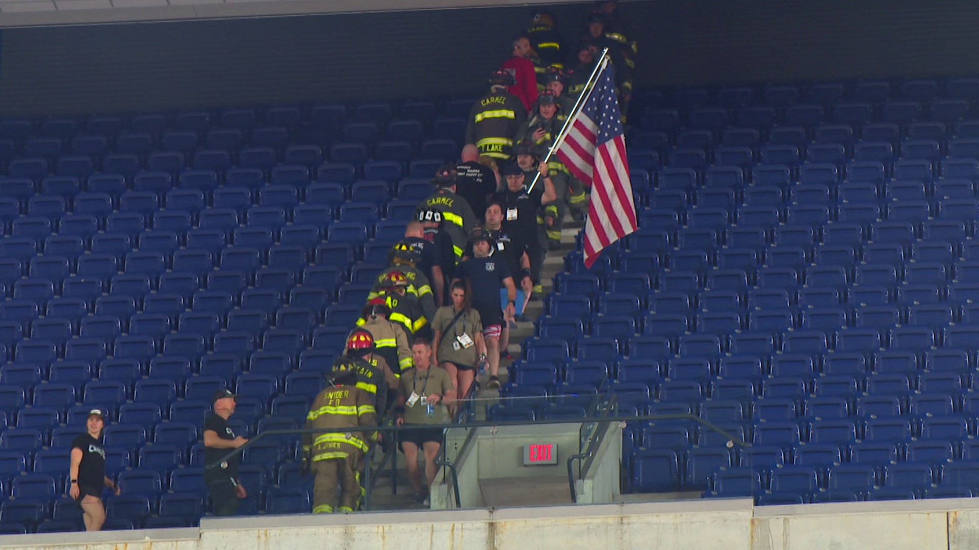 9/11 Memorial Stair Climb at Lucas Oil Stadium | wthr.com