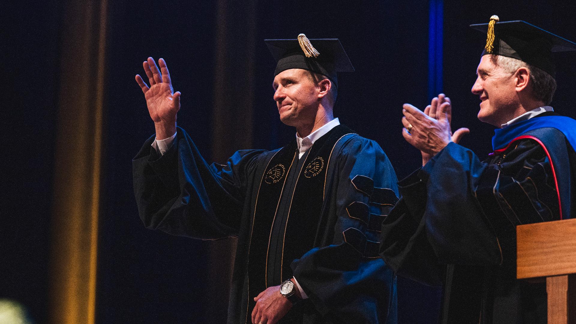 Legendary quarterback Drew Brees receives honorary degree from Purdue ...
