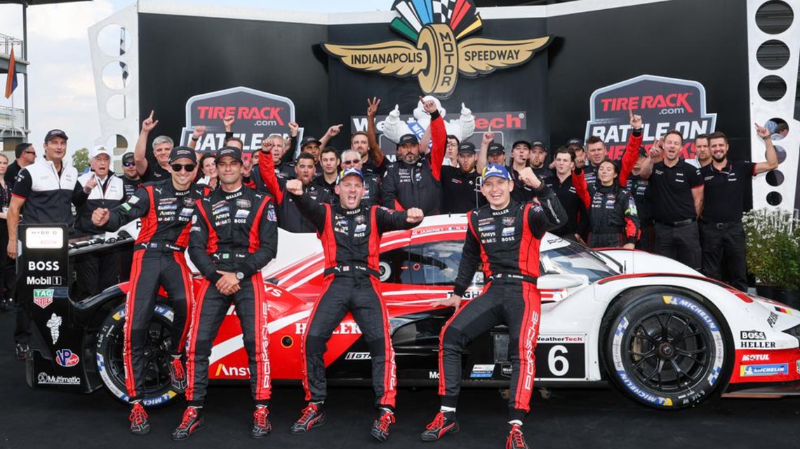 Porsche Penske finishes 1-2 in IMSA Battle on the Bricks at IMS | wthr.com