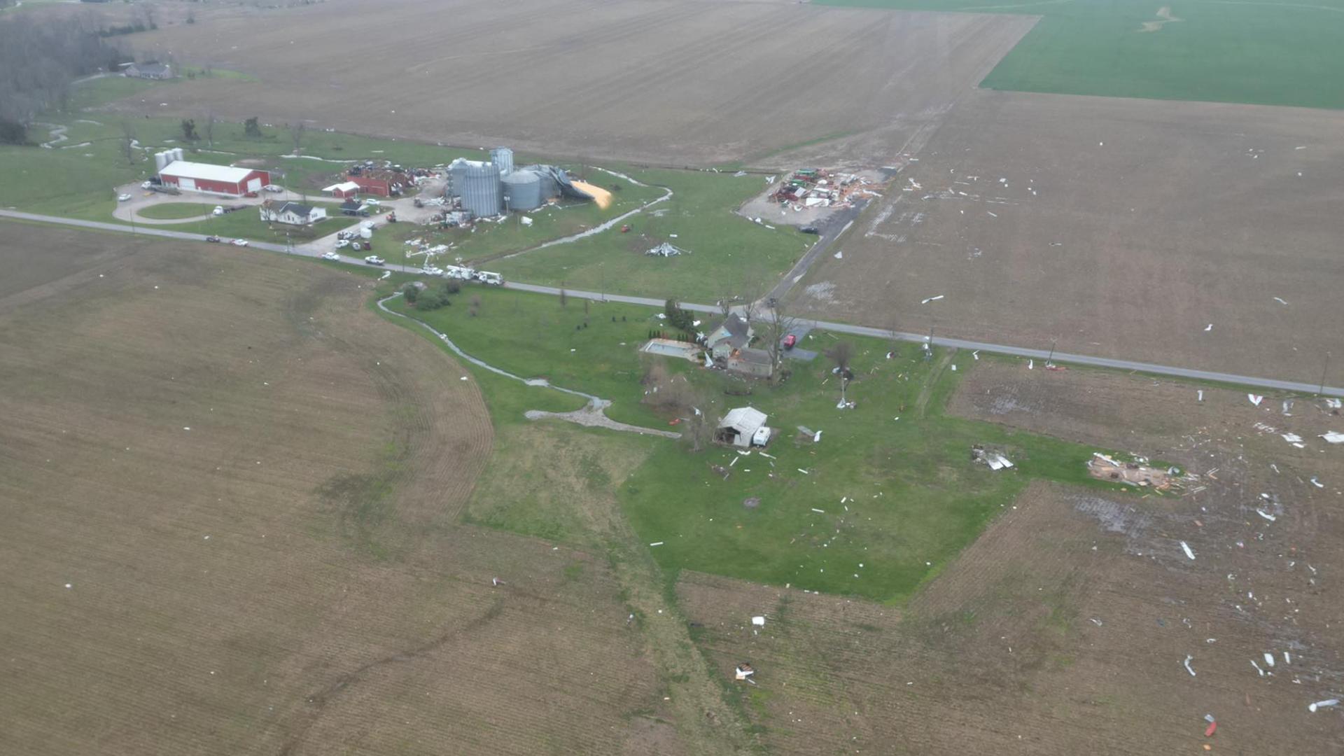 Damage came in after at least one tornado in central Indiana | wthr.com