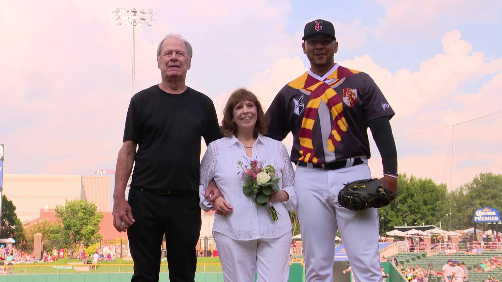 Couple reconnects, gets married at Indy Indians game | wthr.com