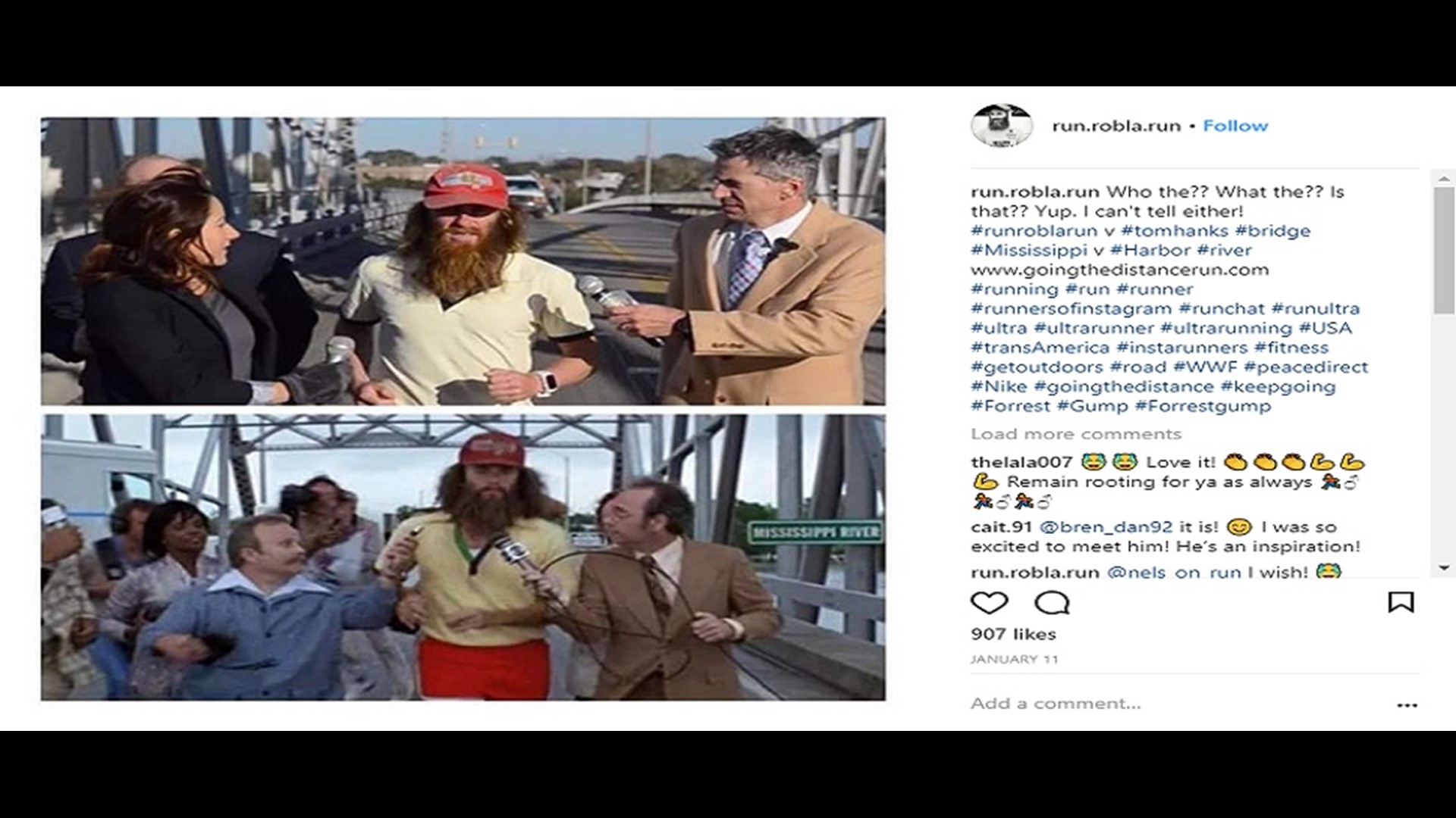 Real-life Forrest Gump raises $30K on run across America | wthr.com