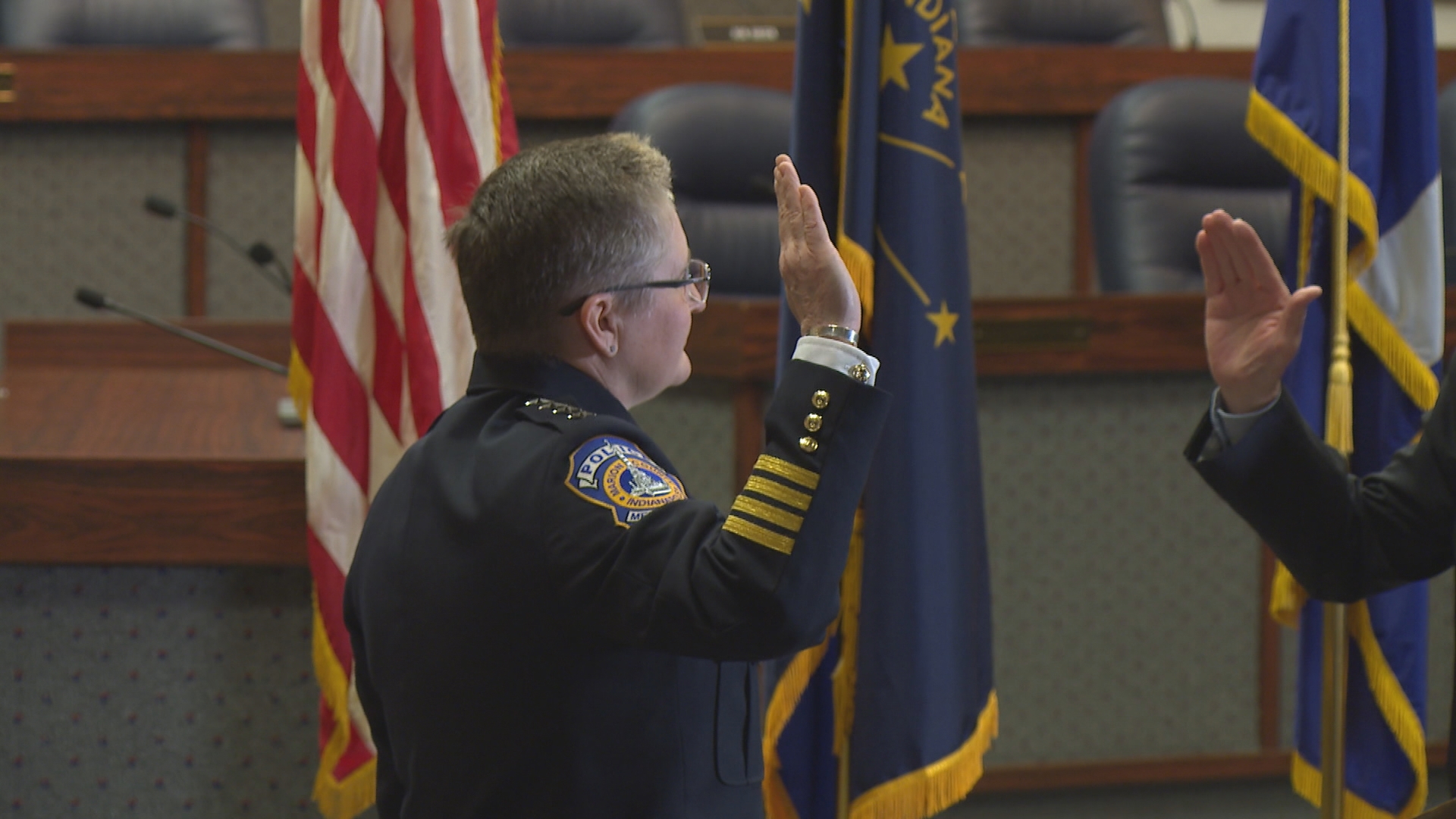 'Humbling beyond words' | Tanya Terry sworn in as IMPD’s first female ...