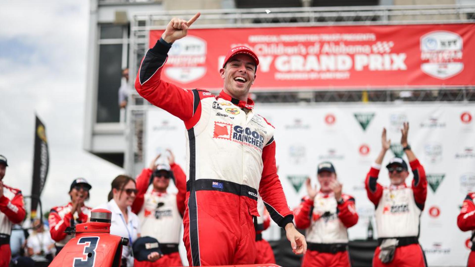 Scott McLaughlin wins IndyCar race at Barber | wthr.com