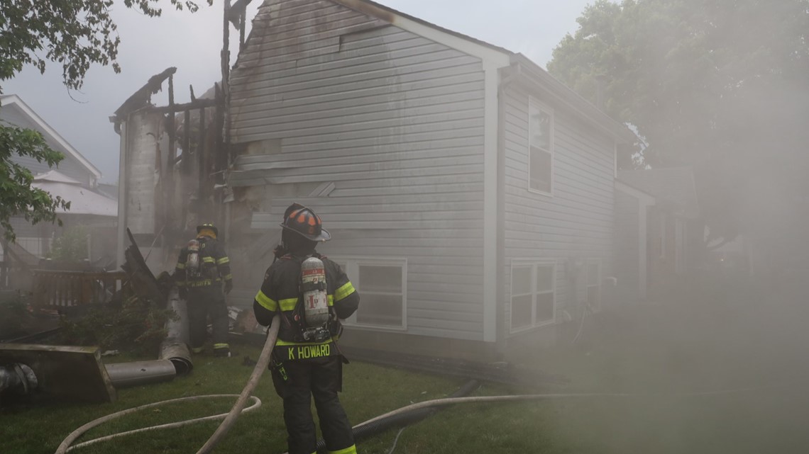 Lightning strikes retired Indianapolis firefighter's home | wthr.com