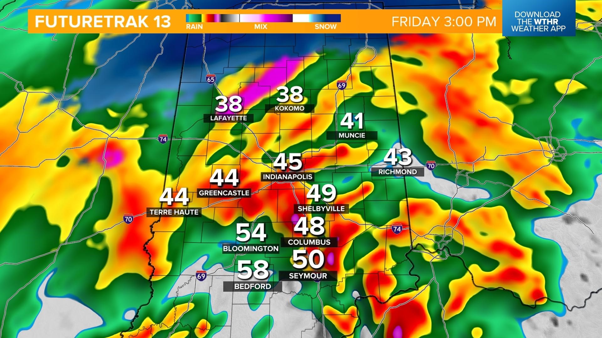 Weather Blog: Heavy rain, strong winds, and snow potential | wthr.com