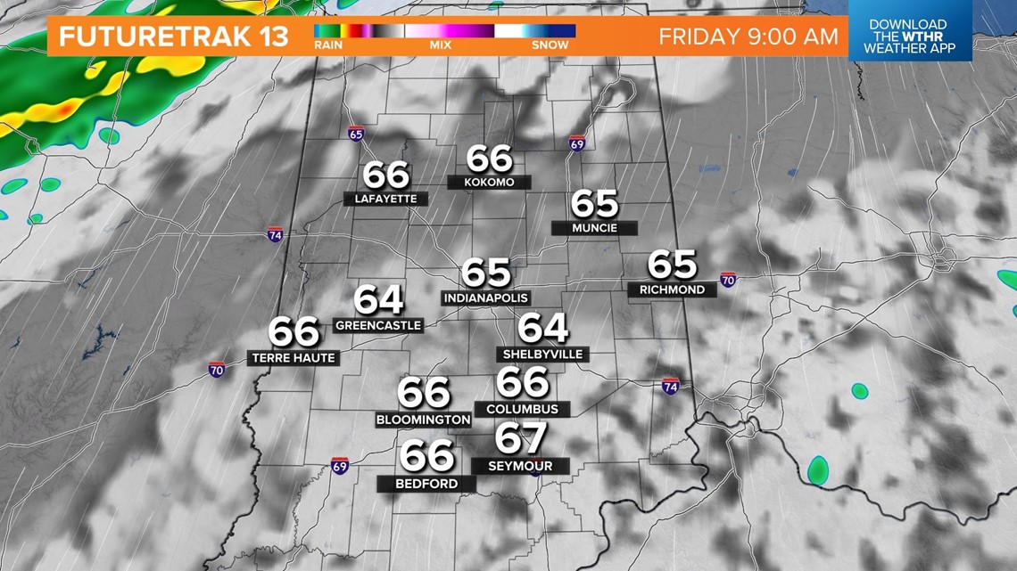 Next rain chance arrives Fast Friday afternoon | wthr.com