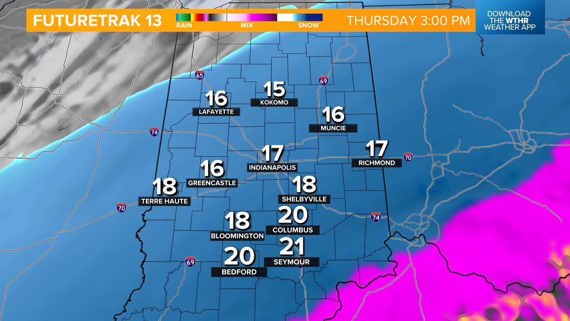 Winter storm radar update as of 9 a.m. Thursday | wthr.com