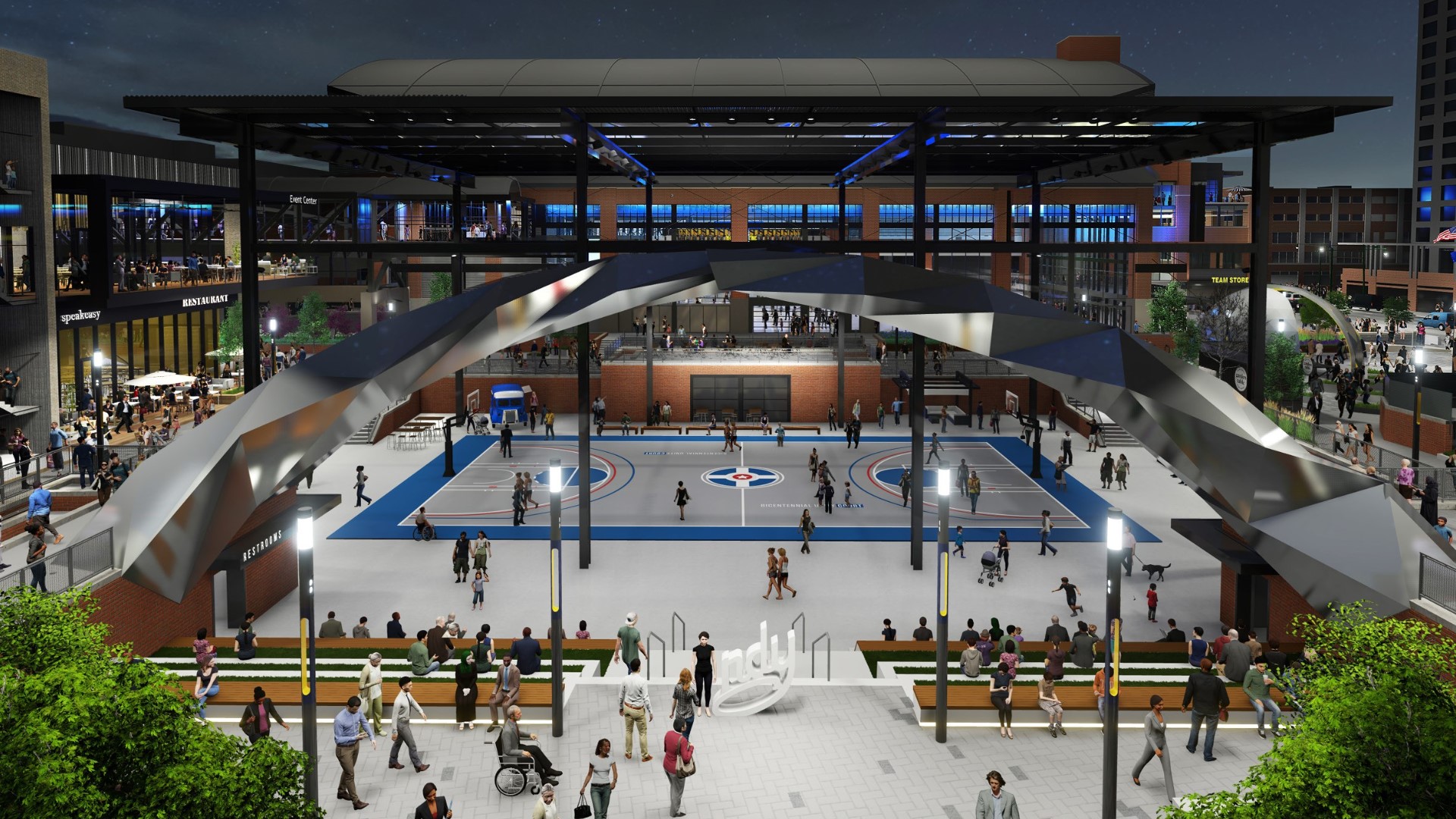 Gainbridge Fieldhouse $360M renovation project nears completion | wthr.com