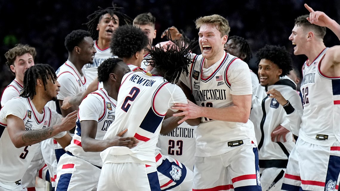 UConn repeats as national champions with 75-60 win vs Purdue | wthr.com