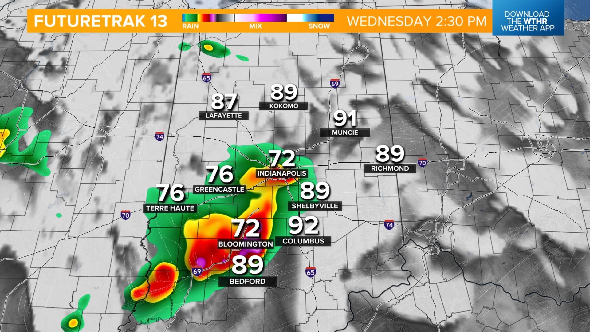 Severe weather risk across Indiana Wednesday | wthr.com