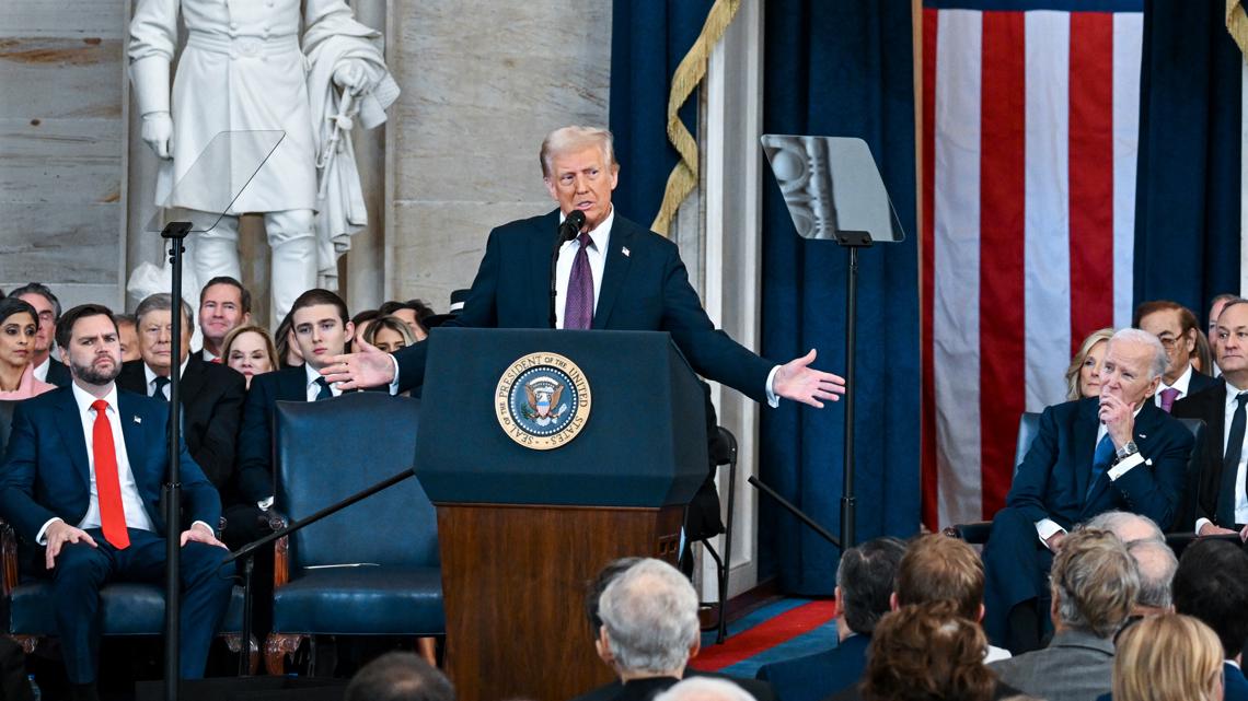 FULL SPEECH: President Donald Trump delivers inaugural address | wthr.com
