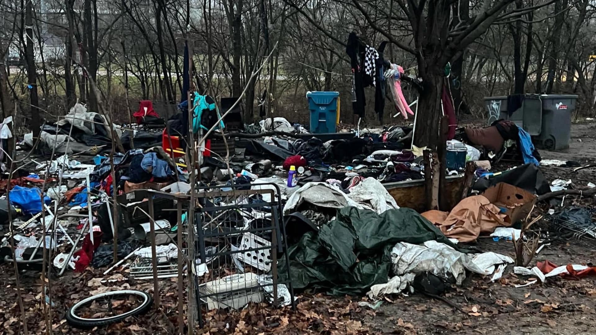 Neighbors call for help with unhoused in Garfield Park neighborhood | wthr.com