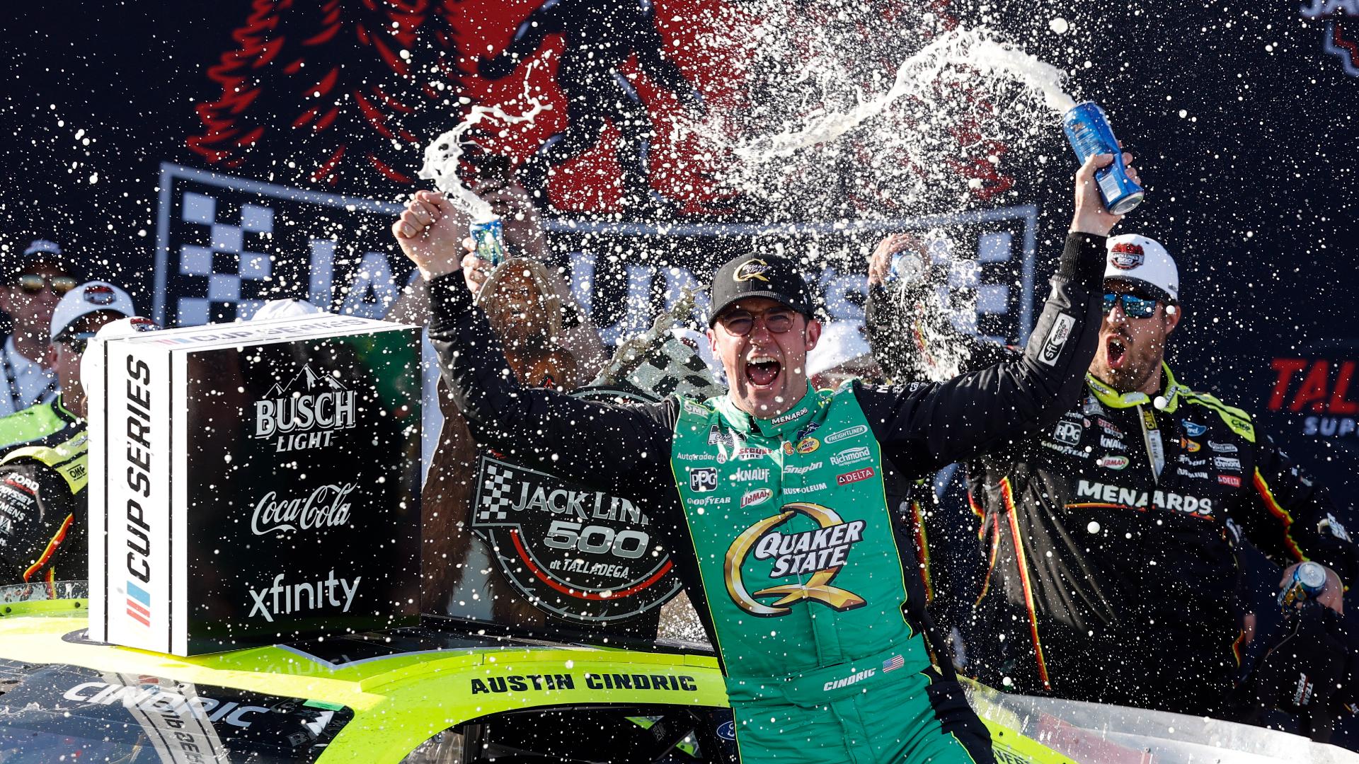 Austin Cindric scores 3rd NASCAR Cup win in unusually calm Talladega ...