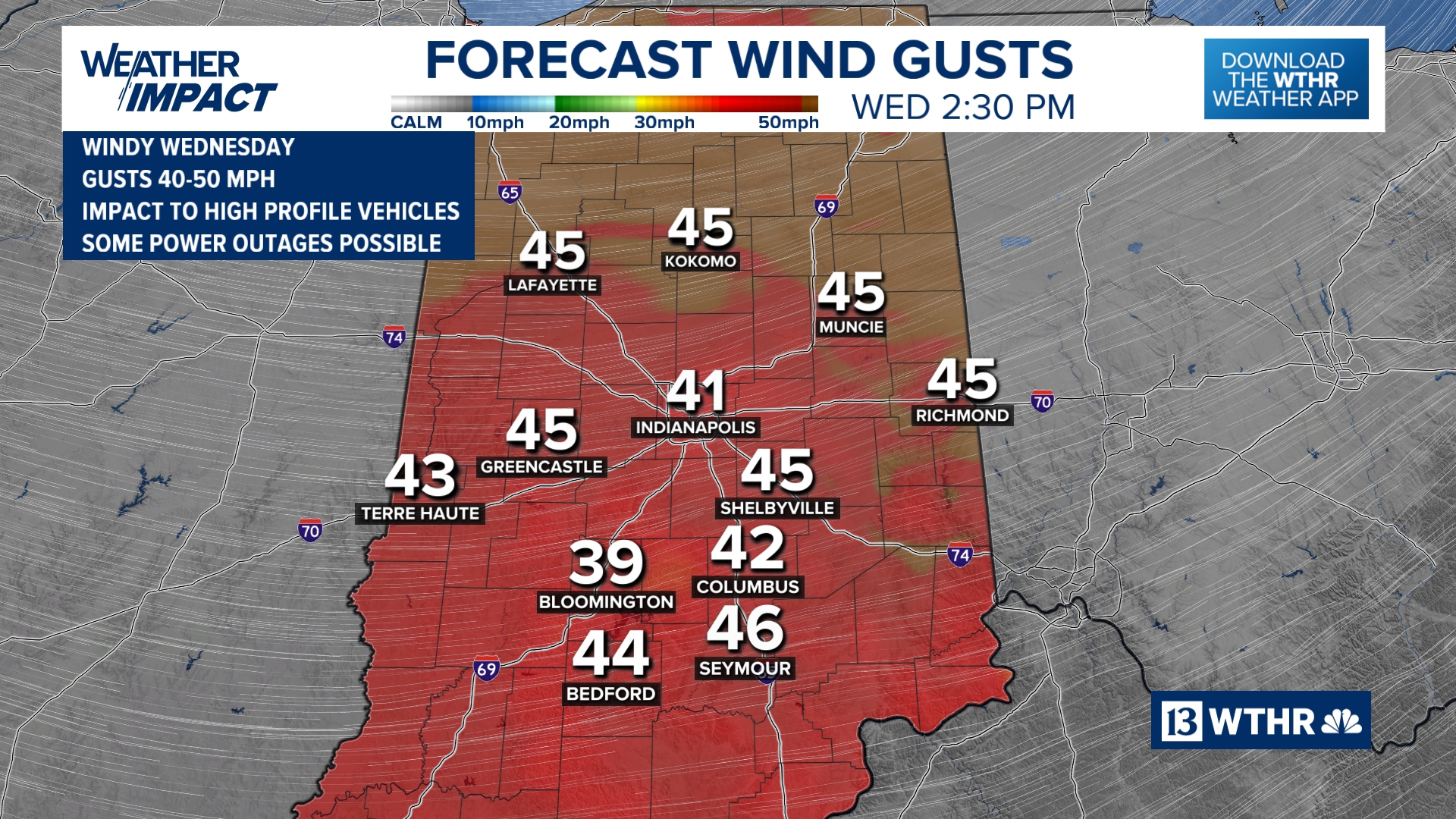Weather Impact Alert: Windy Wednesday brings temperature tumble and ...