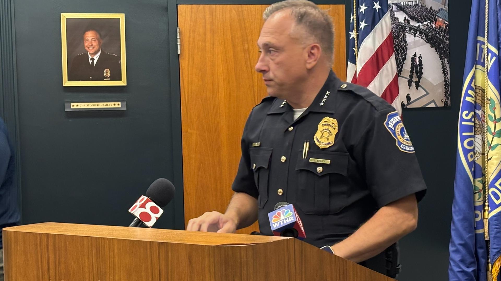 IMPD Chief Bailey responds to Sunday mass shooting | wthr.com