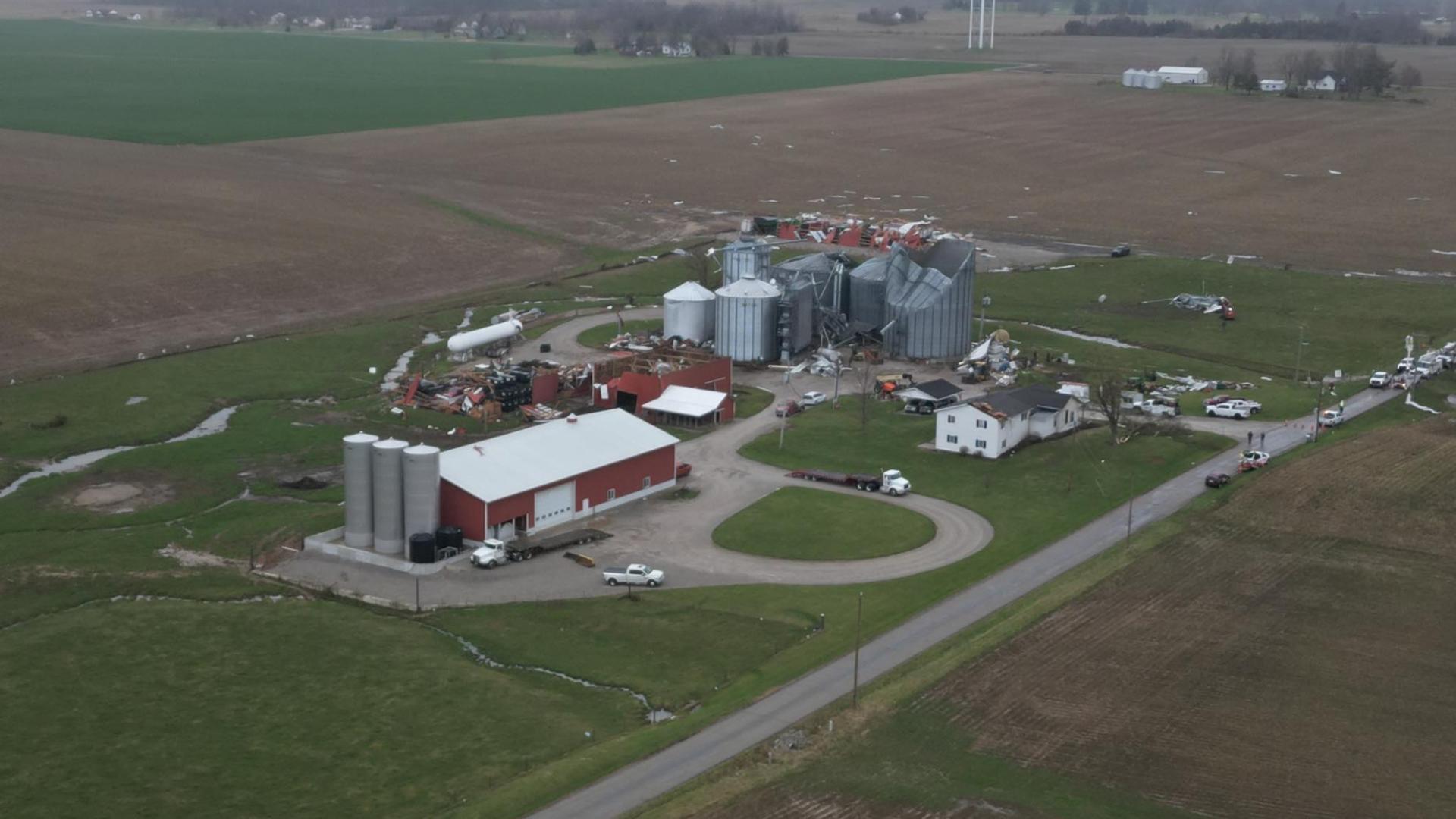 Damage came in after at least one tornado in central Indiana | wthr.com
