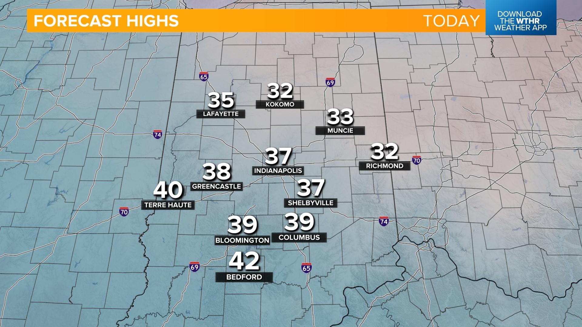 Brief cold snap precedes near-record warmth in central Indiana | wthr.com