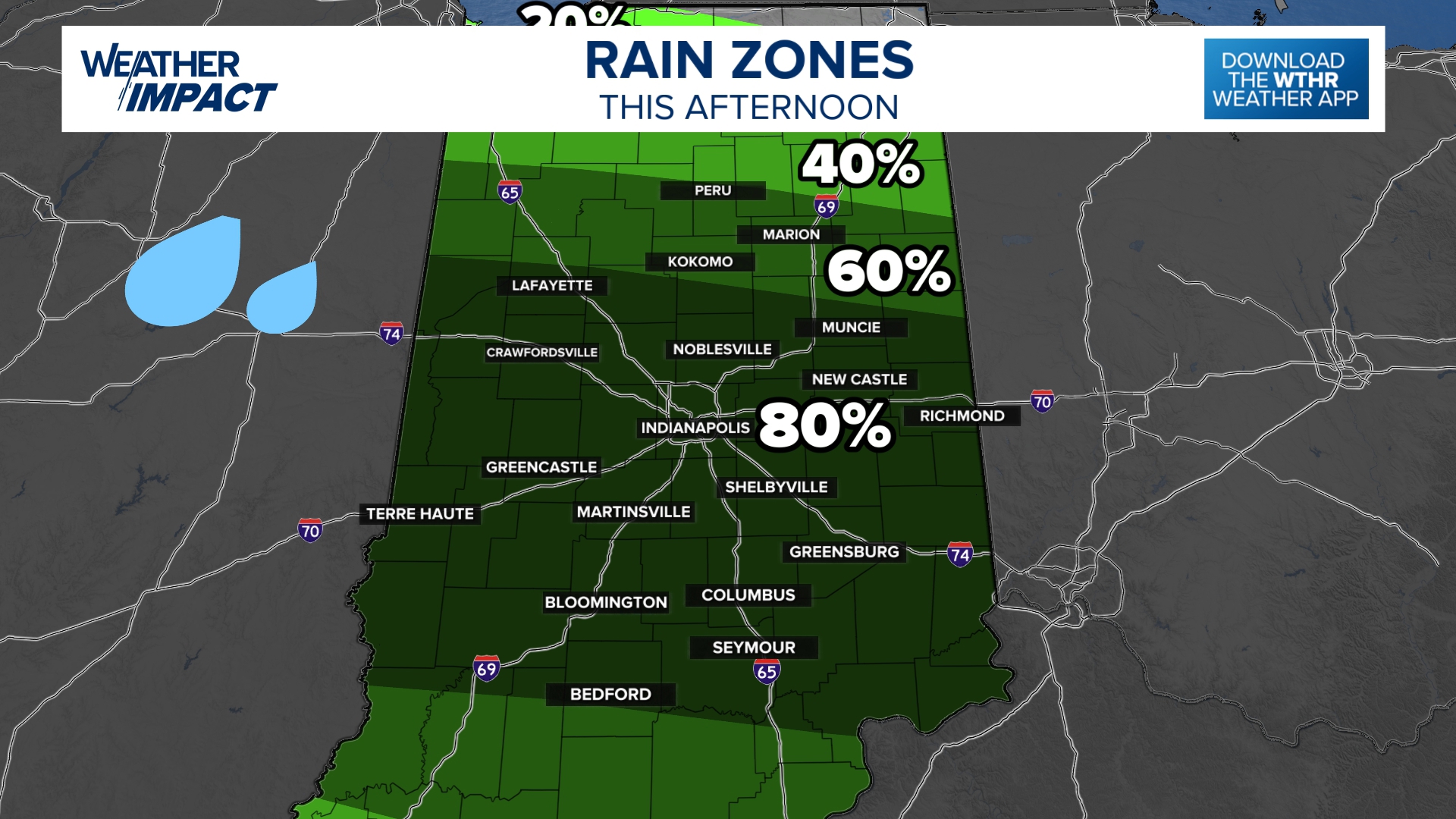 Tracking the rain zones across Indiana Friday | 13Weather Blog | wthr.com