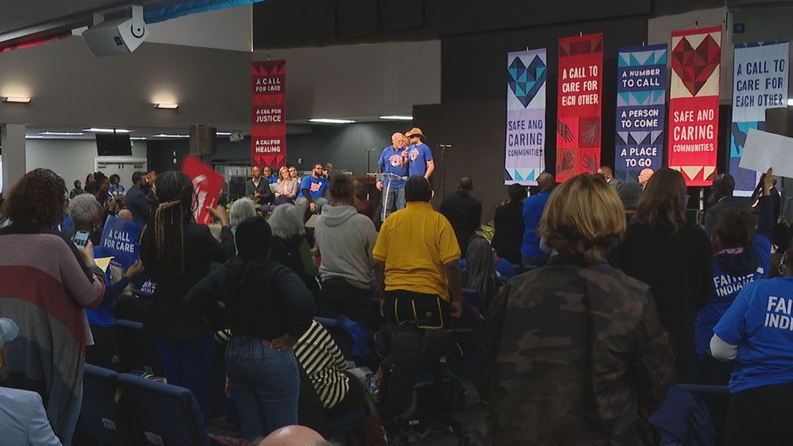 Rally supports Senate Bill 1 for mental health crisis funding | wthr.com