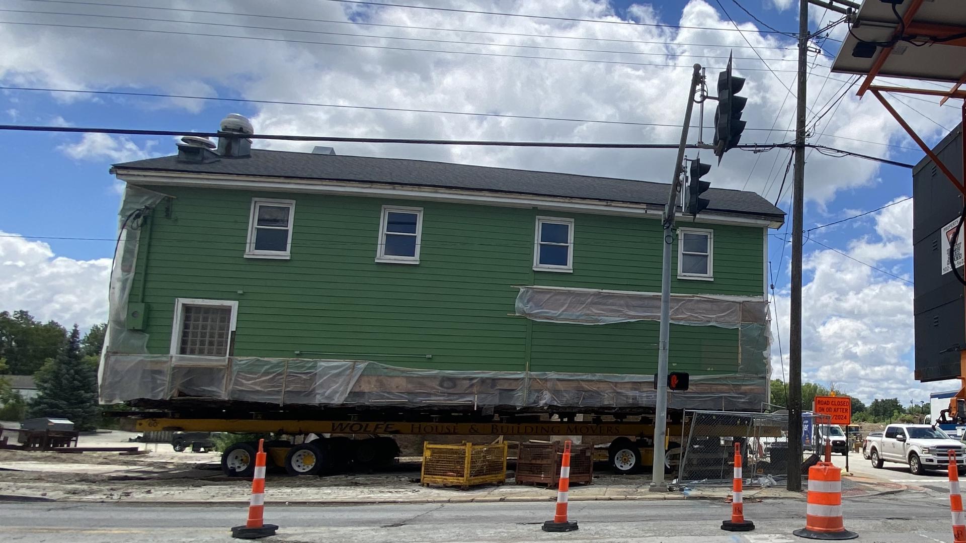 Westfield's 'Green Building' has been relocated to its final ...