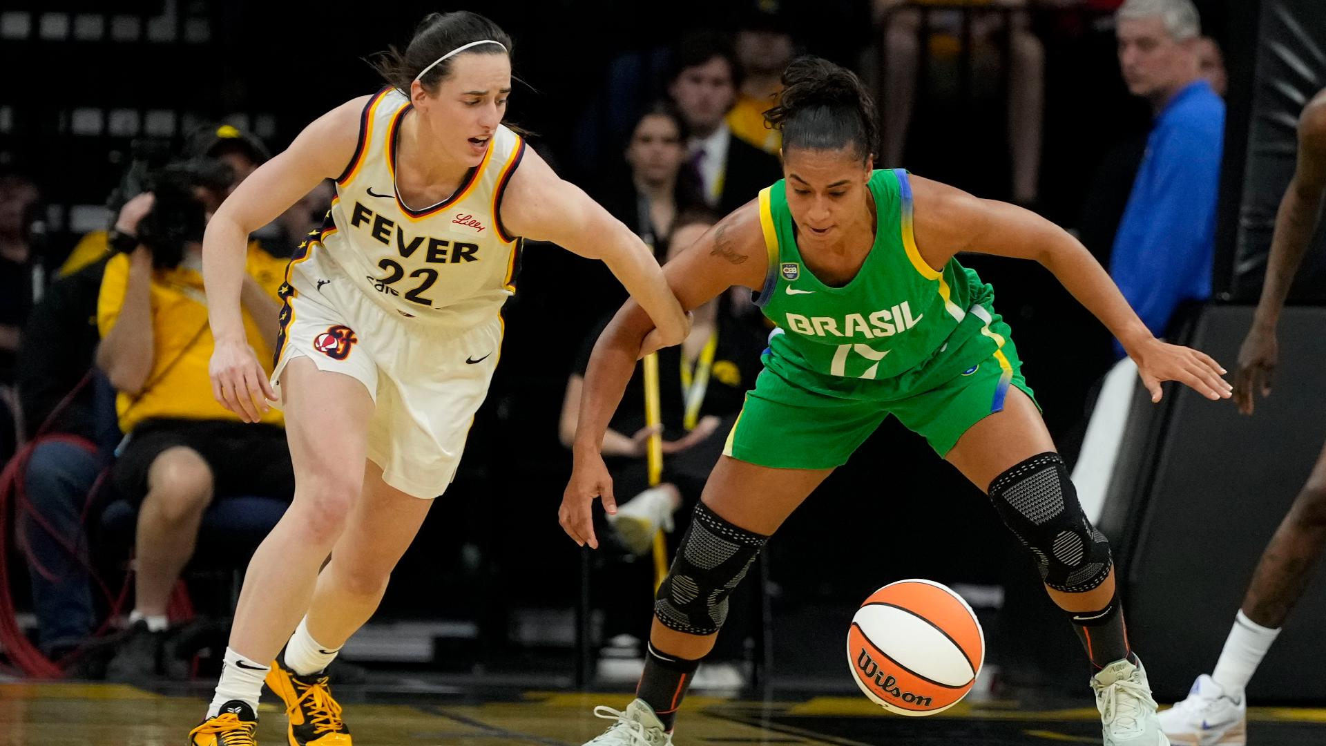Caitlin Clark, Indiana Fever defeat Brazil 108-44 in exhibition WNBA game | wthr.com