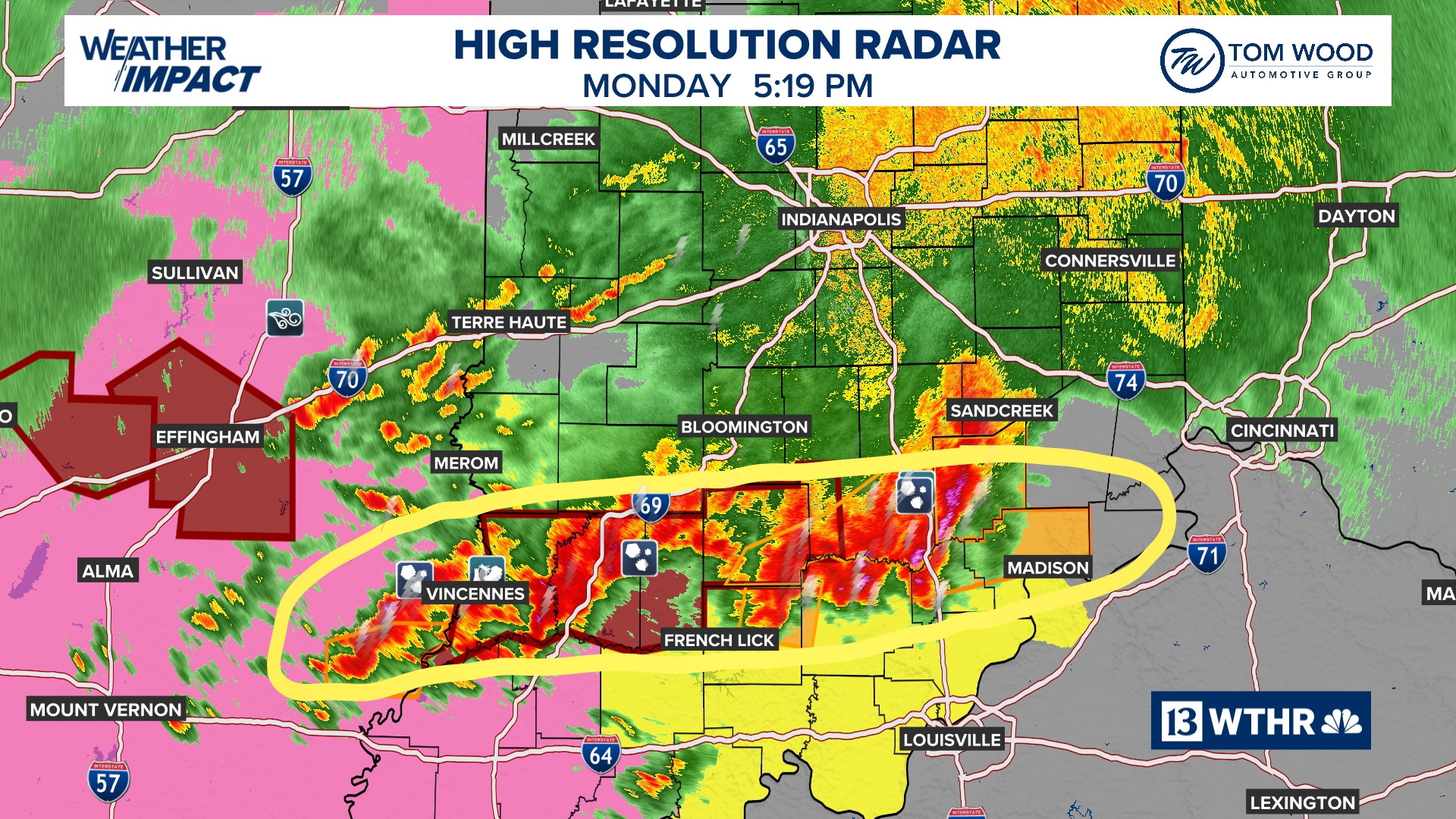 Weather Impact: Rounds of storms today | 13Weather Blog | wthr.com