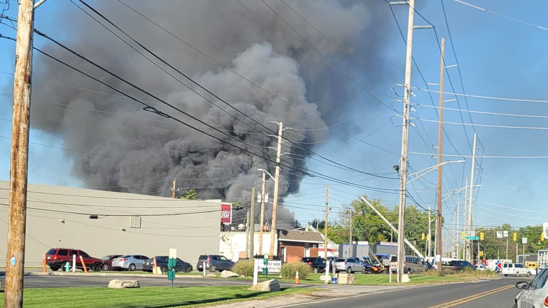 PHOTOS: Firefighters battle large fire on Indy's east side | wthr.com