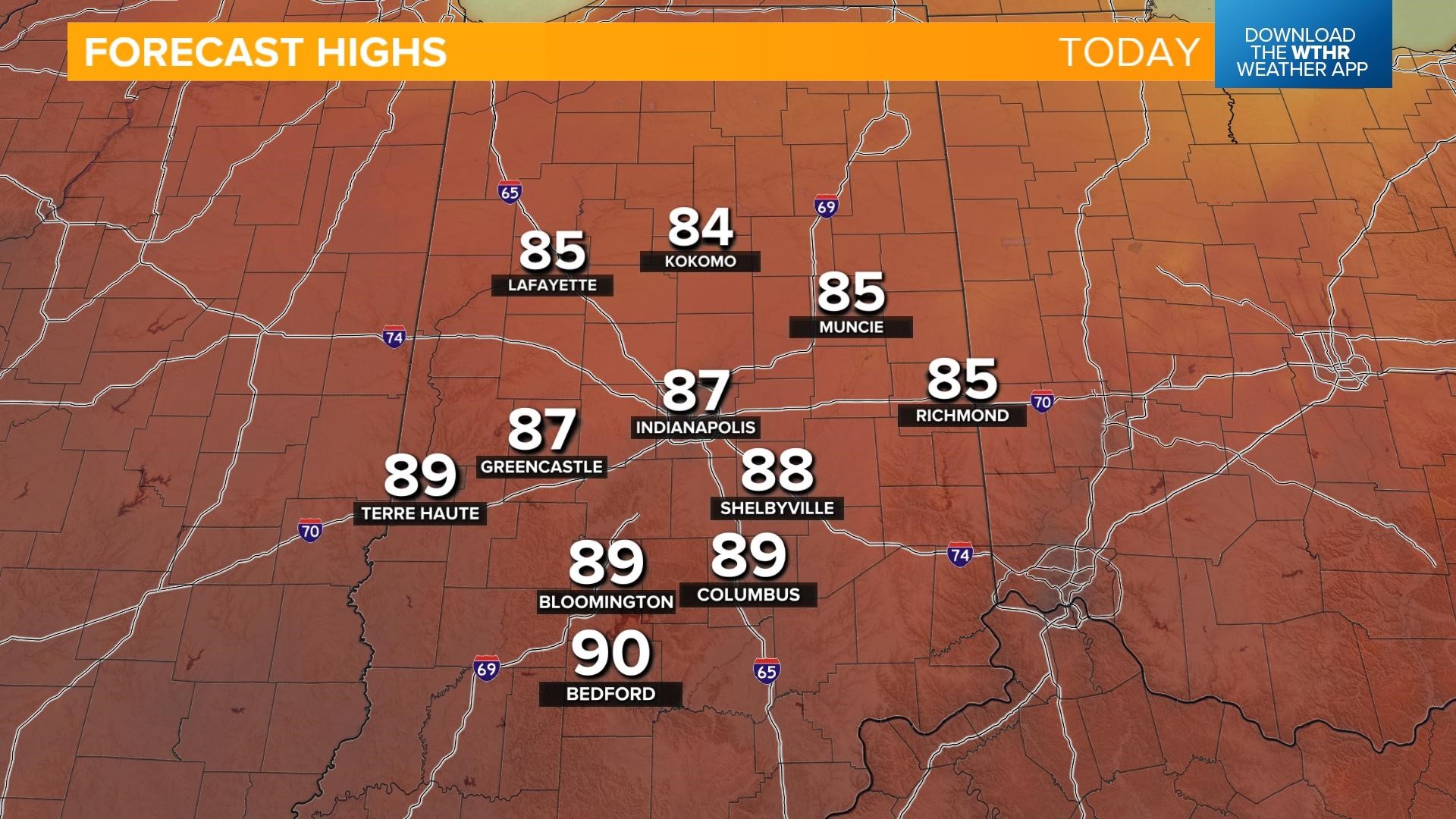 Heat relief arriving | WTHR Live Doppler 13 Weather Blog | wthr.com