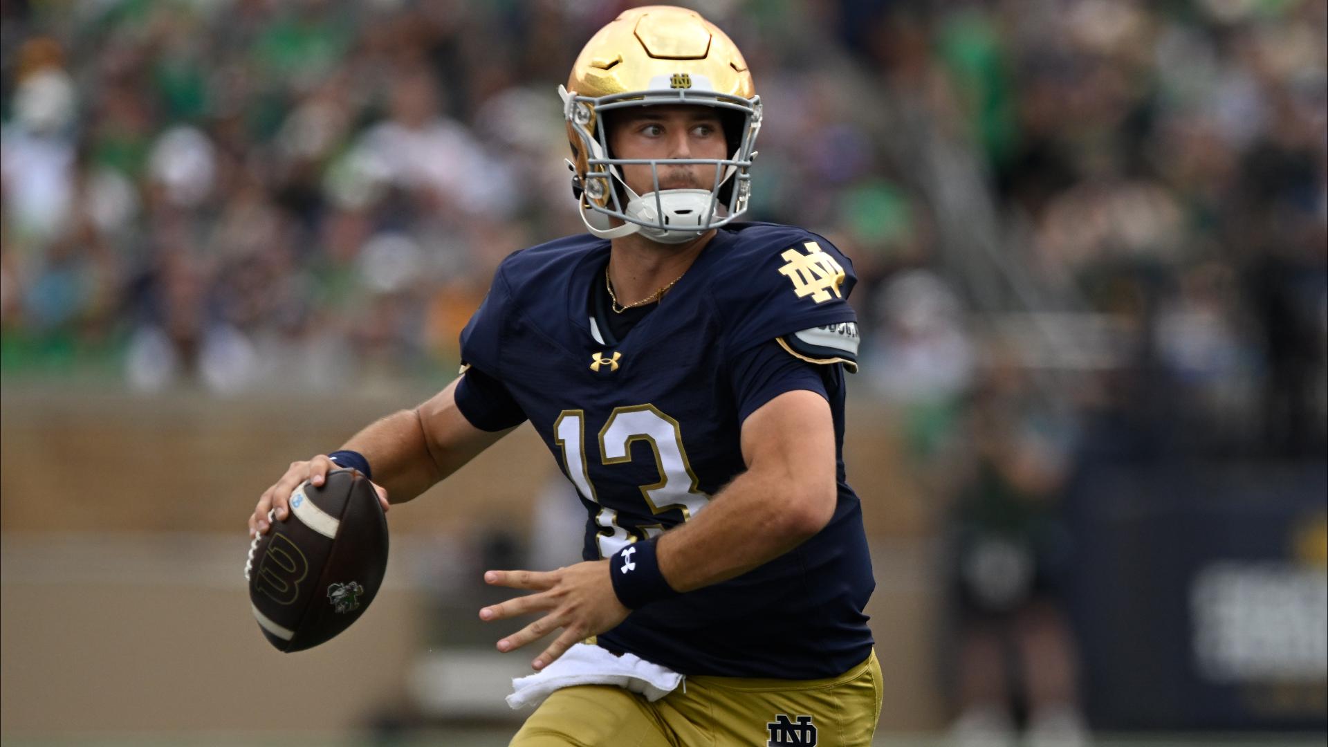 No. 24 Notre Dame powers to 56-30 win over Purdue | wthr.com
