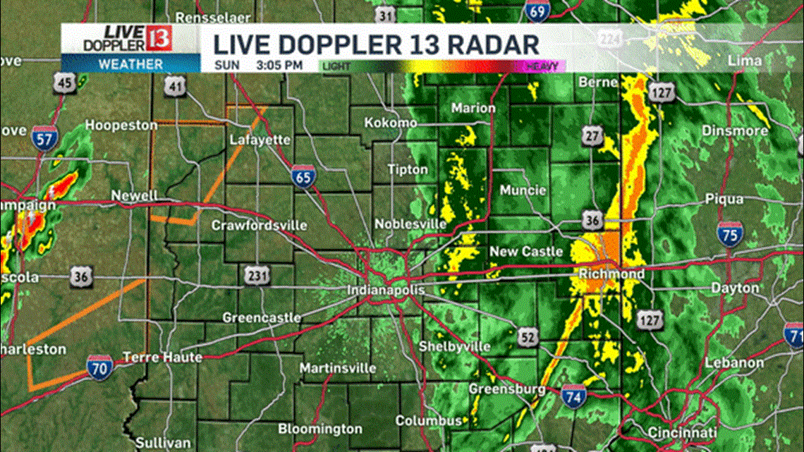 Line Of Severe Storms In Western Indiana | wthr.com
