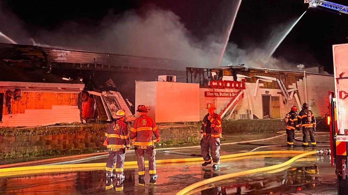 Former Golden Corral goes up in flames | wthr.com