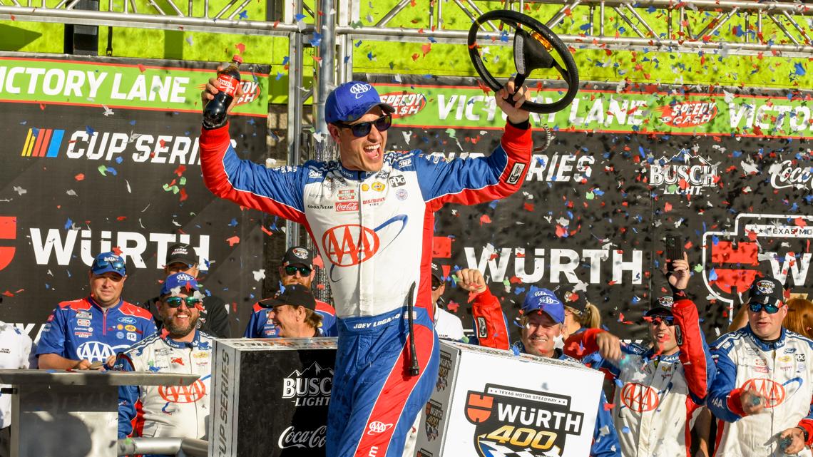Joey Logano wins NASCAR Cup Series race at Texas Motor Speedway | wthr.com