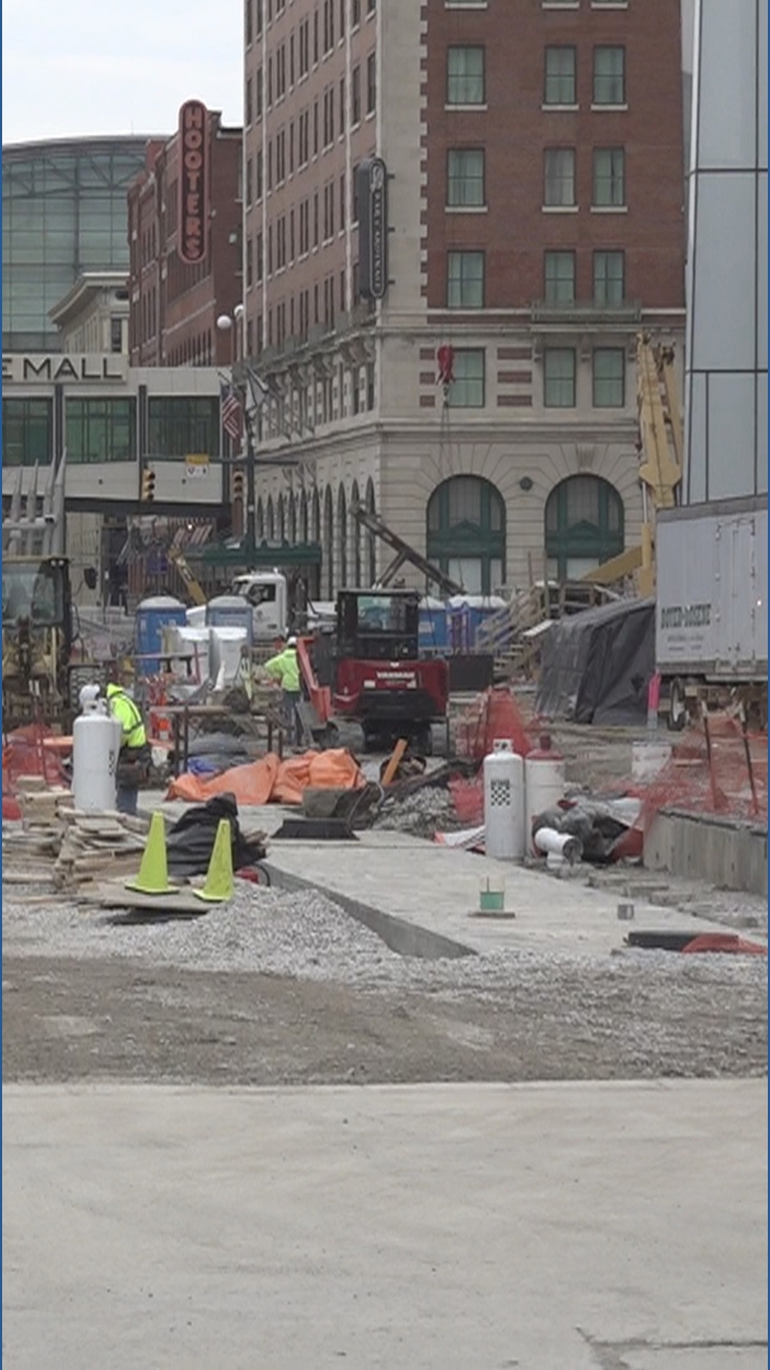Construction nears completion on Georgia Street ahead of Final Four in ...