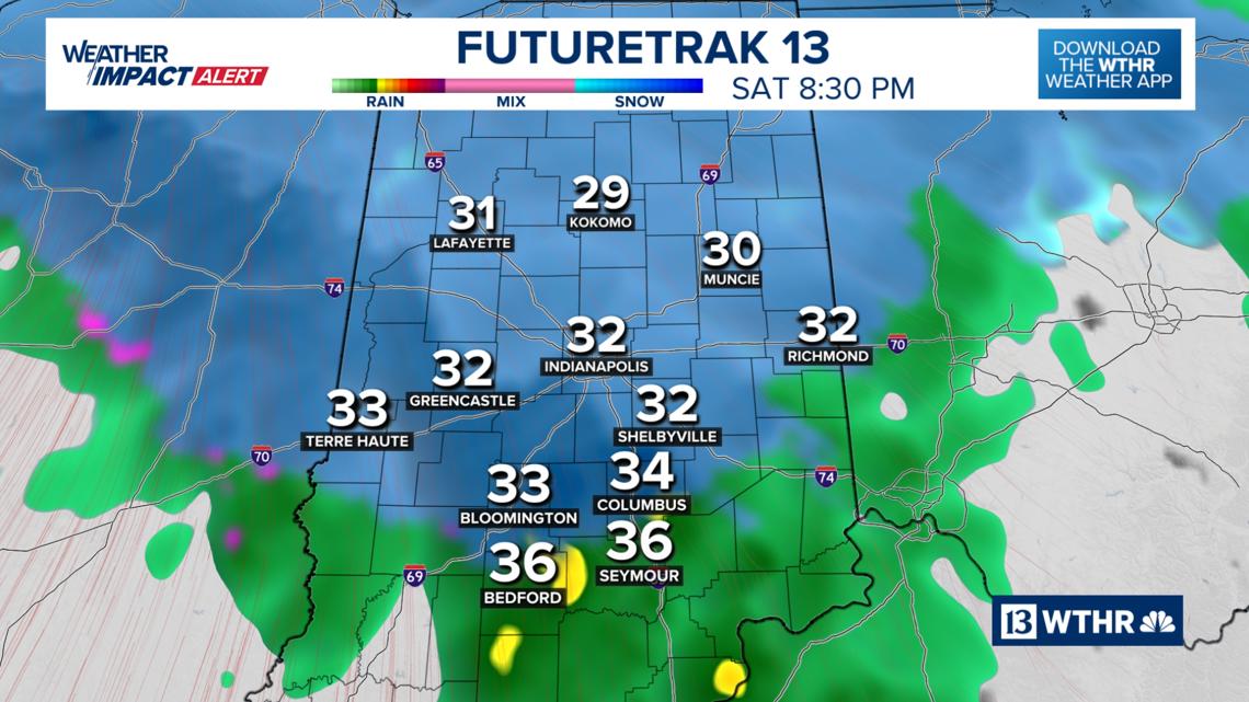 Saturday morning snow forecast update | 13Weather Extended Forecast ...