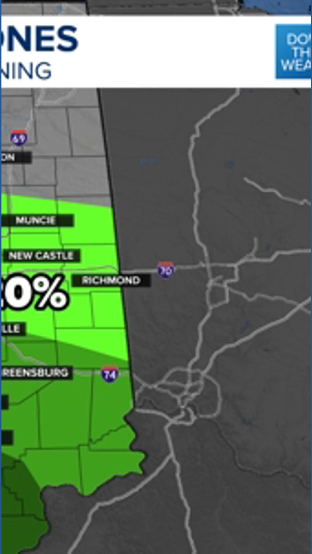 Tracking the rain zones across Indiana Friday | 13Weather Blog | wthr.com