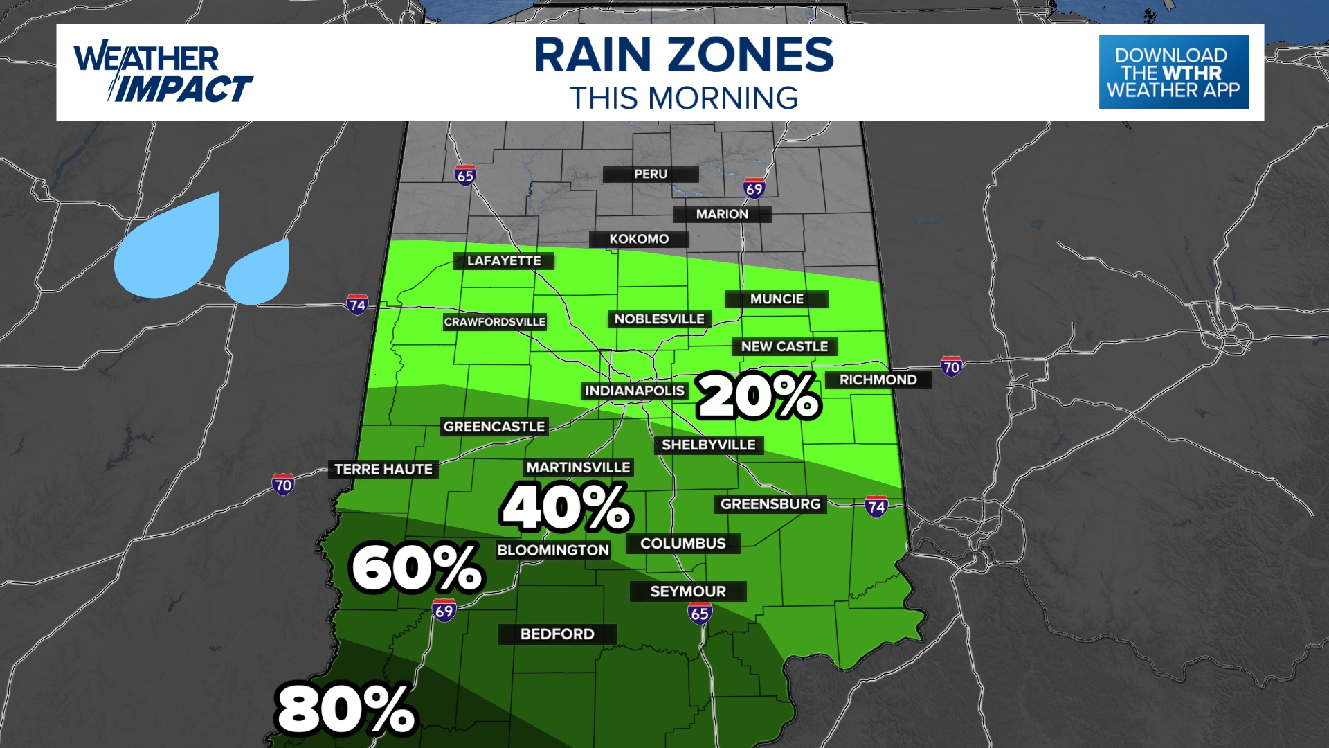 Tracking the rain zones across Indiana Friday | 13Weather Blog | wthr.com