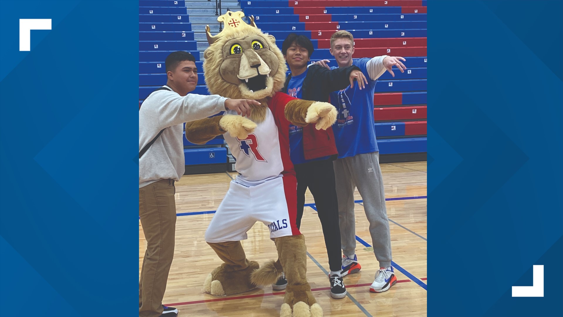 Roncalli High School reveals new Royal lion mascot | wthr.com