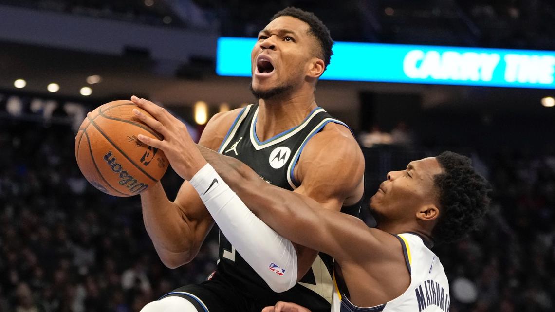 Surging Bucks beat slumping Pacers 129-117 | wthr.com