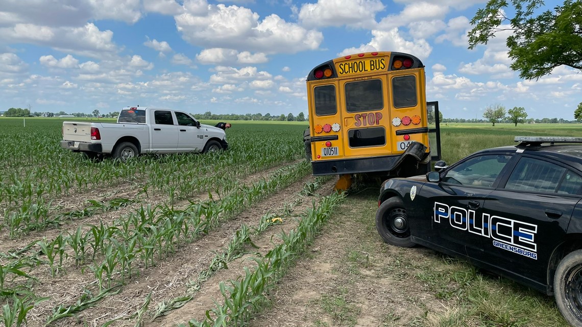 Police chase of stolen school bus ends in Shelby County | wthr.com