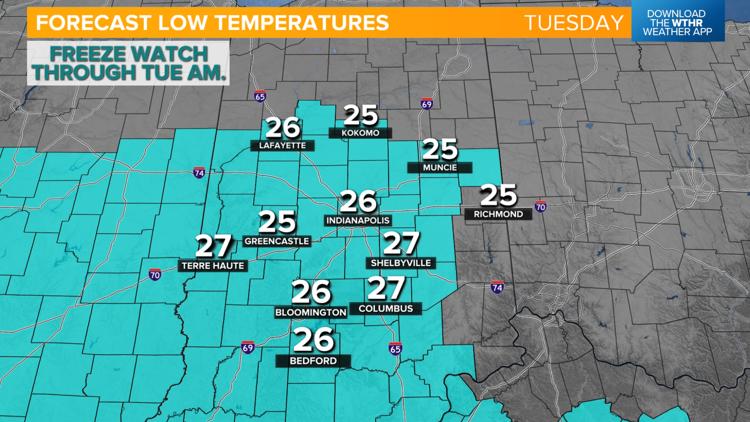 Awaiting river crests while freeze watches are issued in central ...